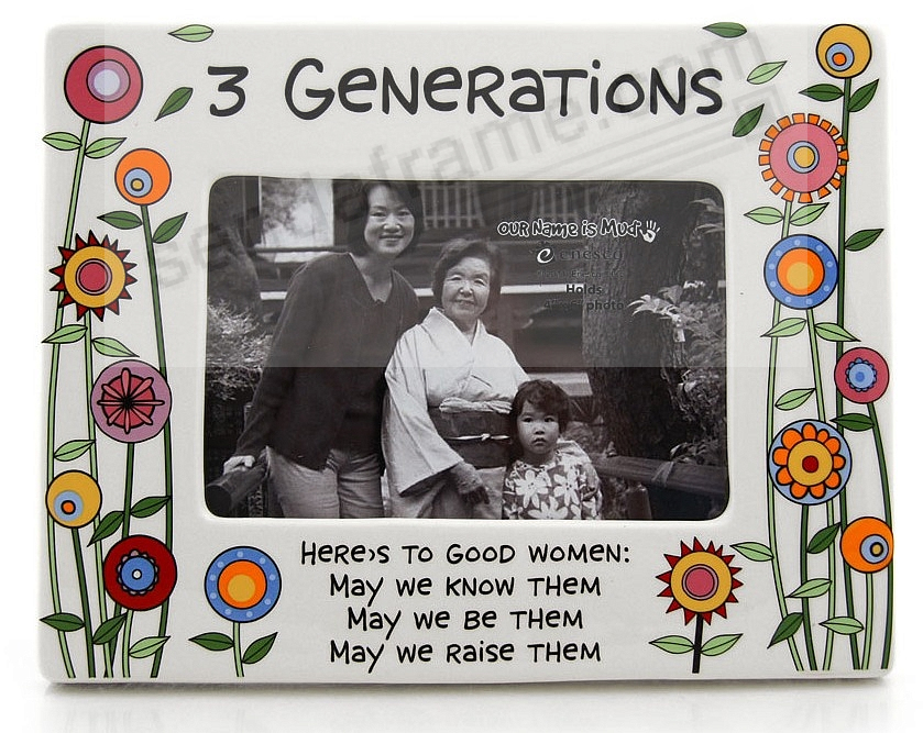 Three Generations Picture Frame